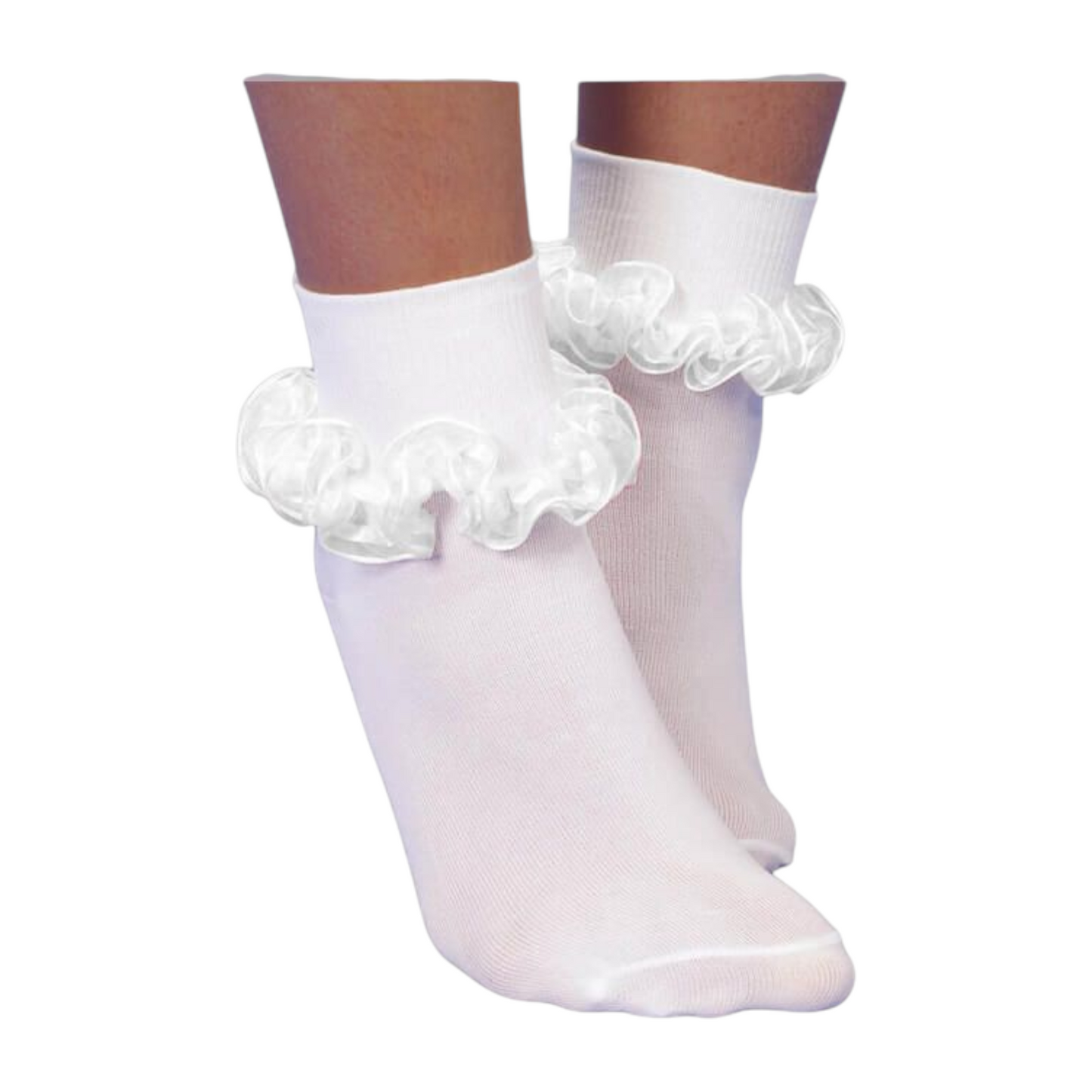Jefferies Socks Sheer Ribbon Tutu Lace Turn Cuff Socks – Sikes Children ...