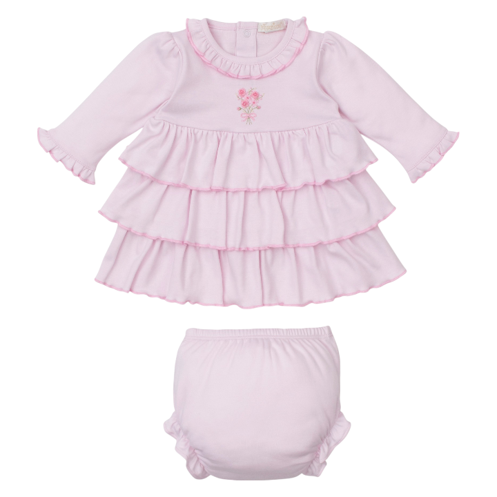 Kissy Kissy Premier Old English Roses Hand Emb. Dress Set – Sikes ...